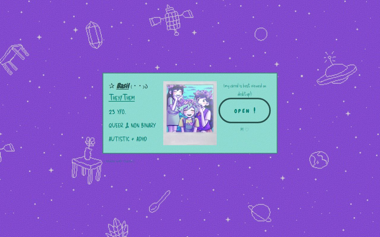 Carrd of le Basilikum